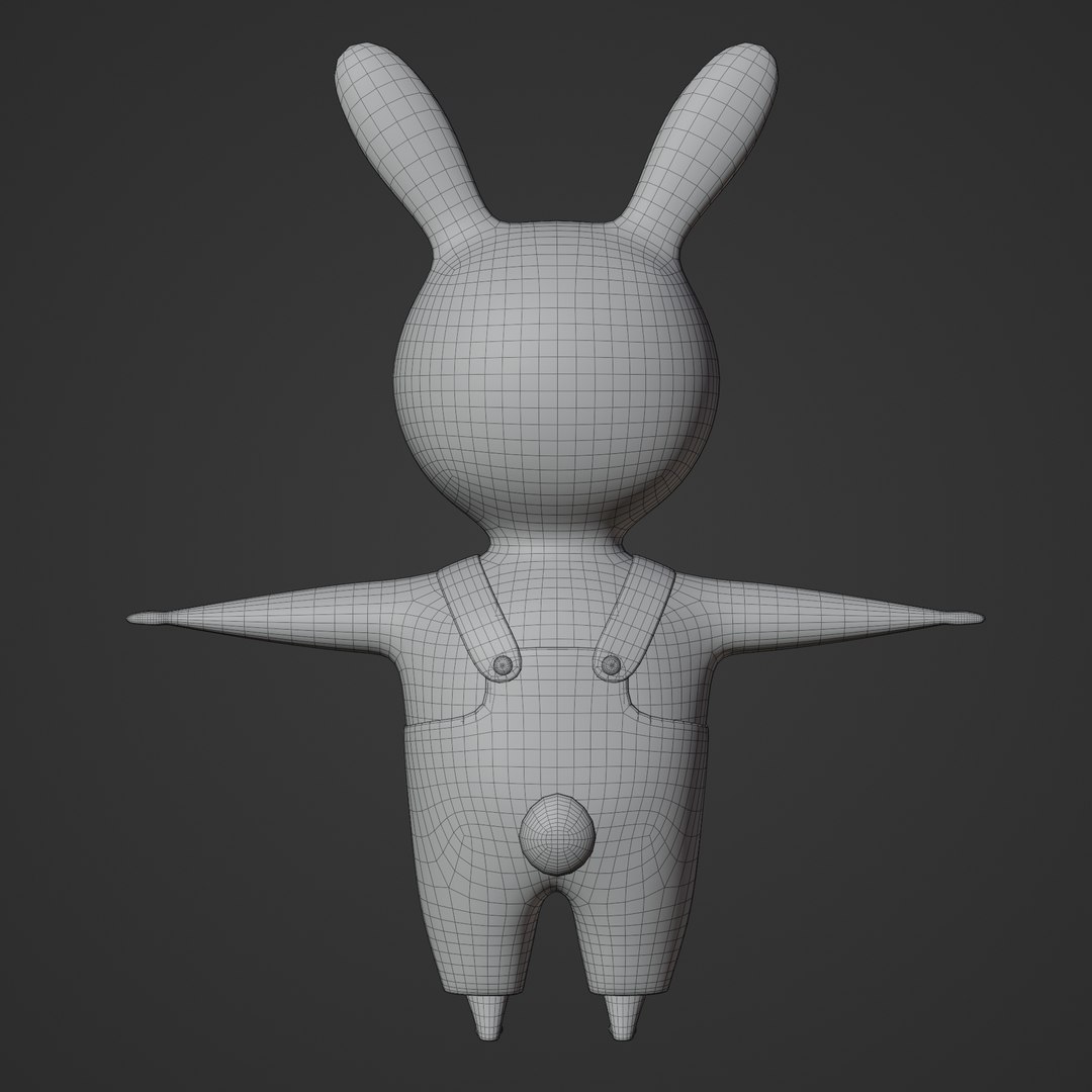 Cute Rabbit 3D Model - TurboSquid 1997678