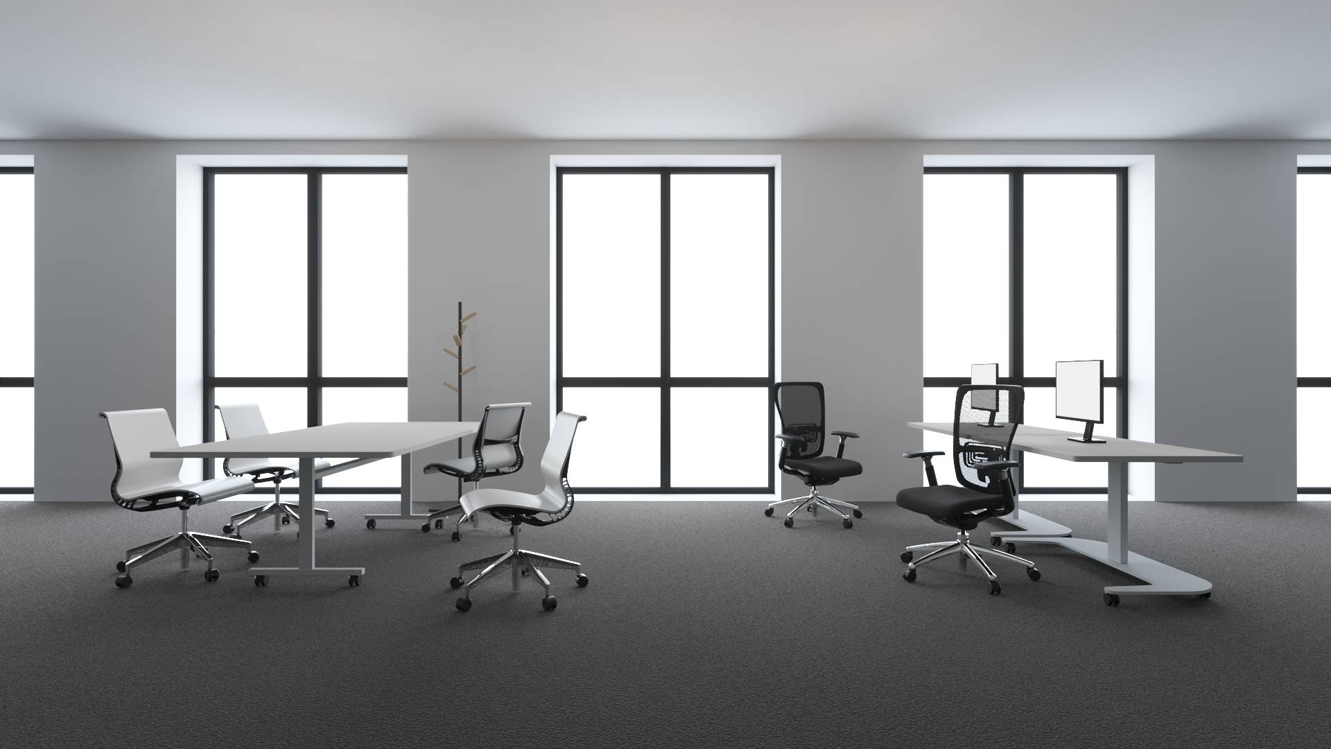 3D Office Fitout 003 Workstations Model - TurboSquid 1949061