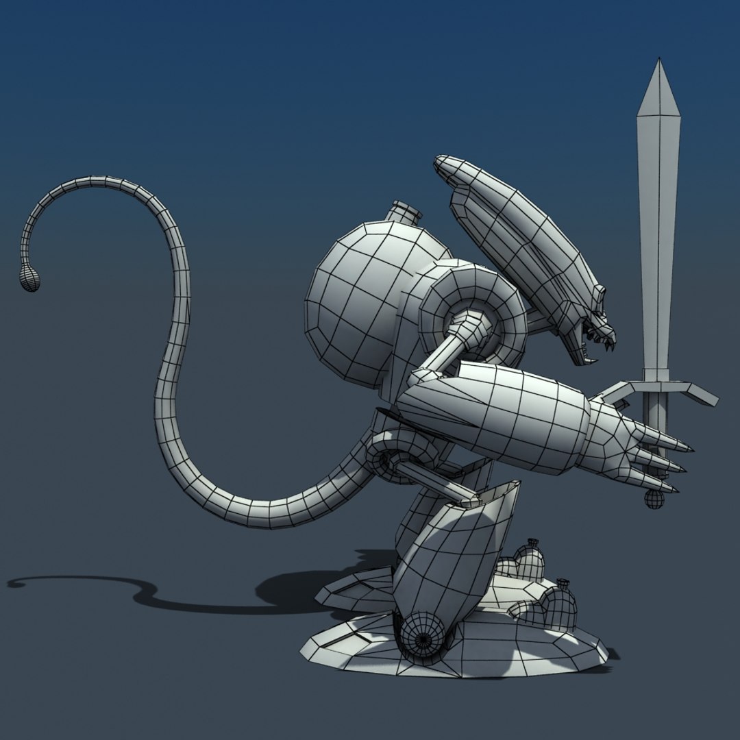 3D Red Ribbon Army Skull Armor - TurboSquid 1297197