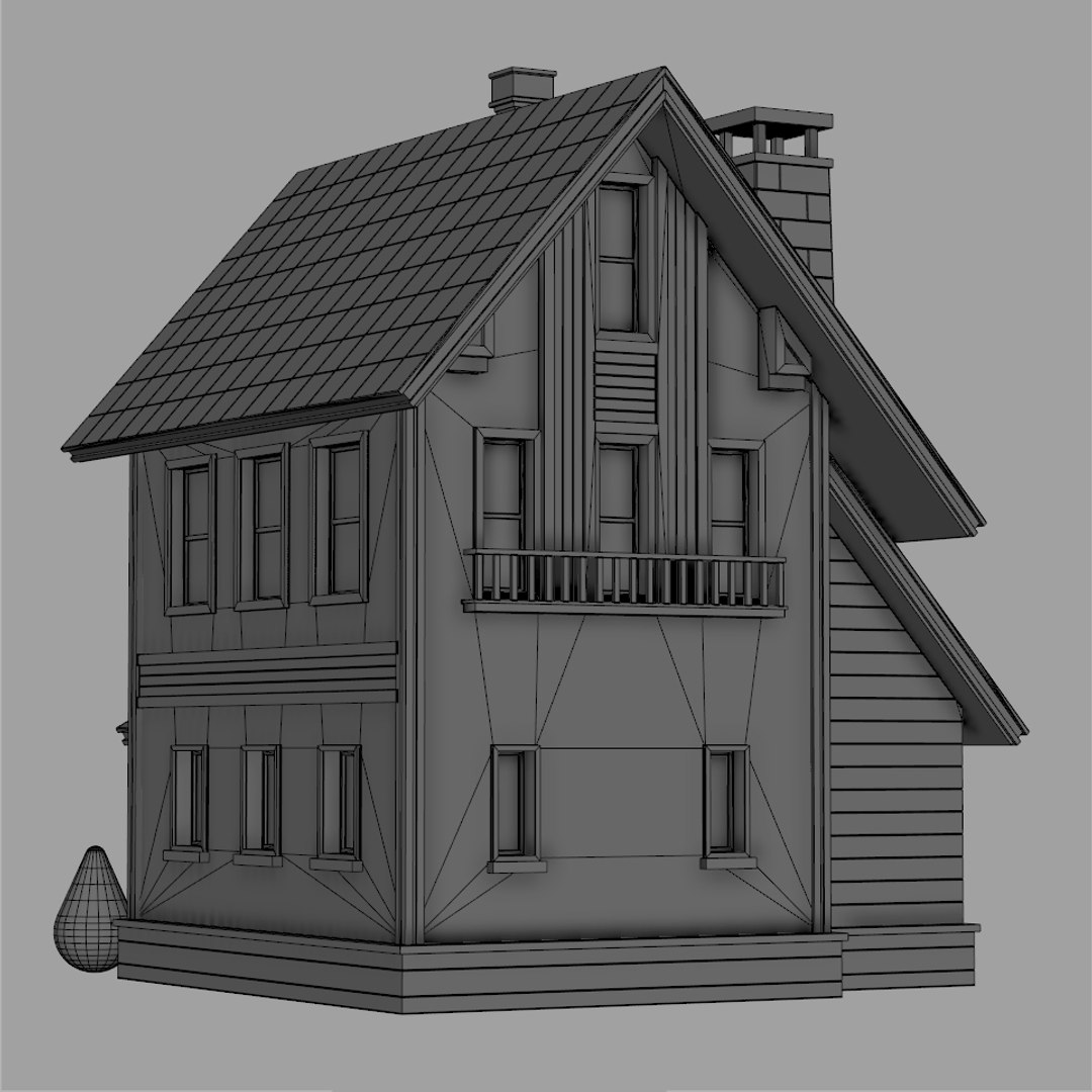 Modern Cottage 05 3D - TurboSquid 2170488