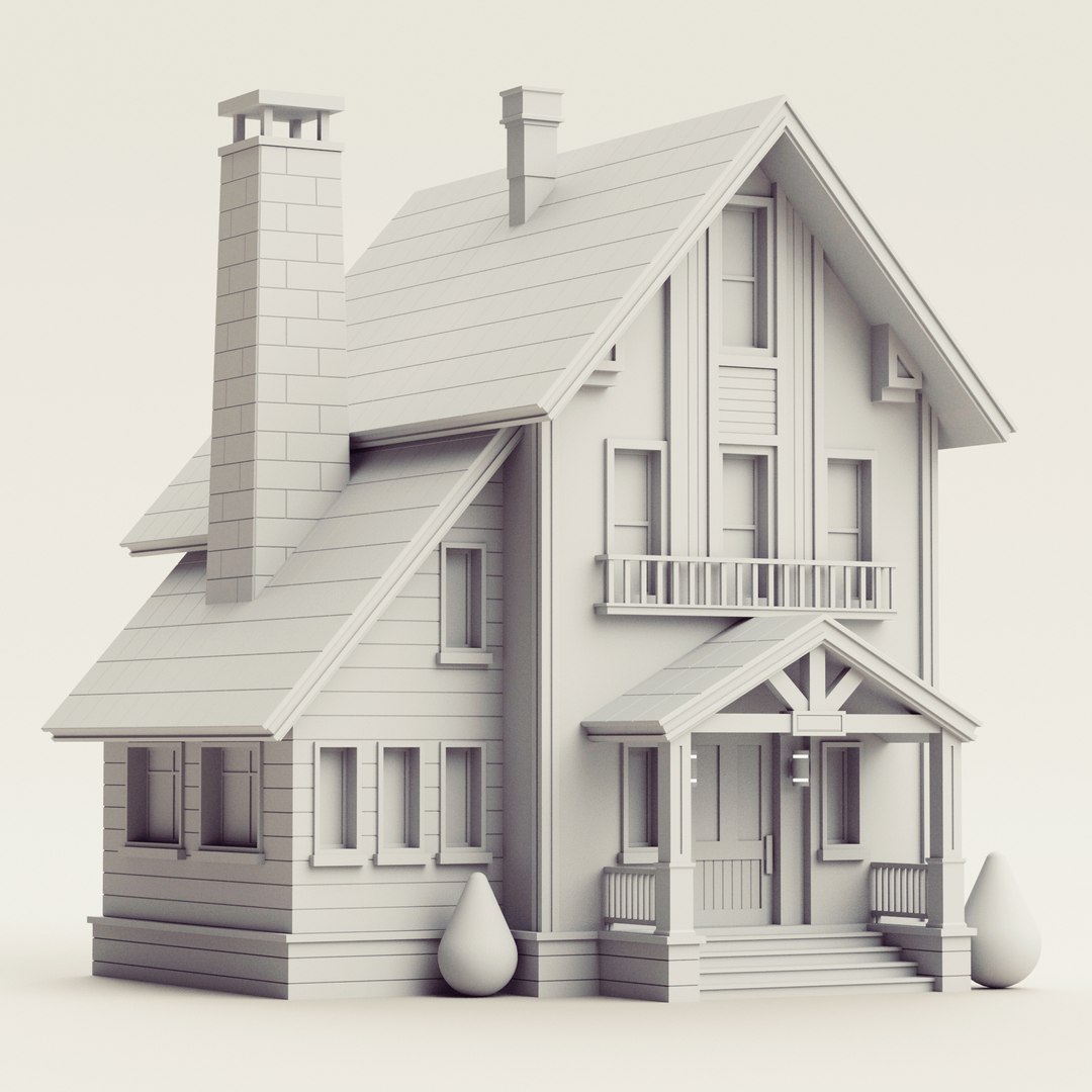 Modern Cottage 05 3D - TurboSquid 2170488