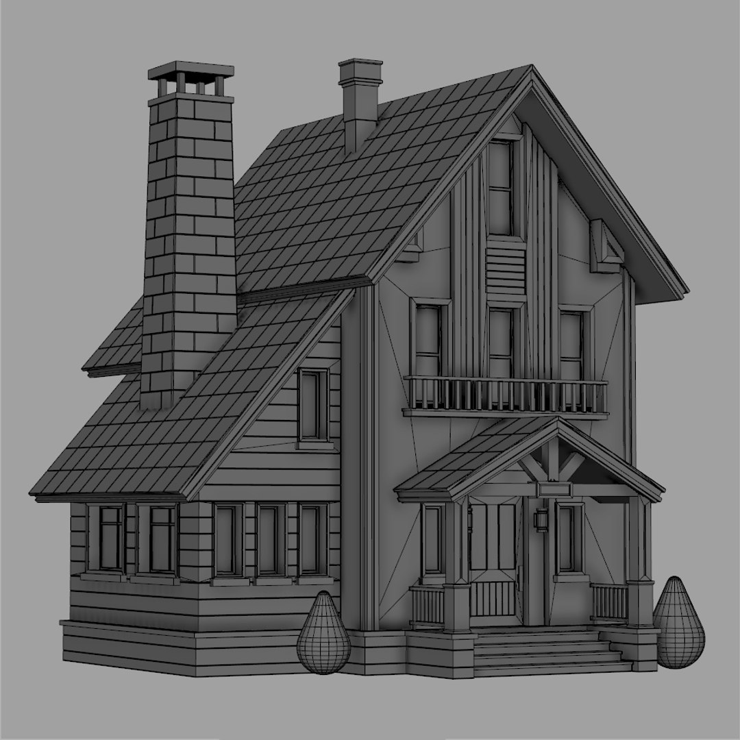 Modern Cottage 05 3D - TurboSquid 2170488