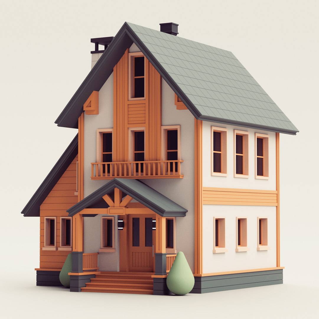 Modern Cottage 05 3D - TurboSquid 2170488