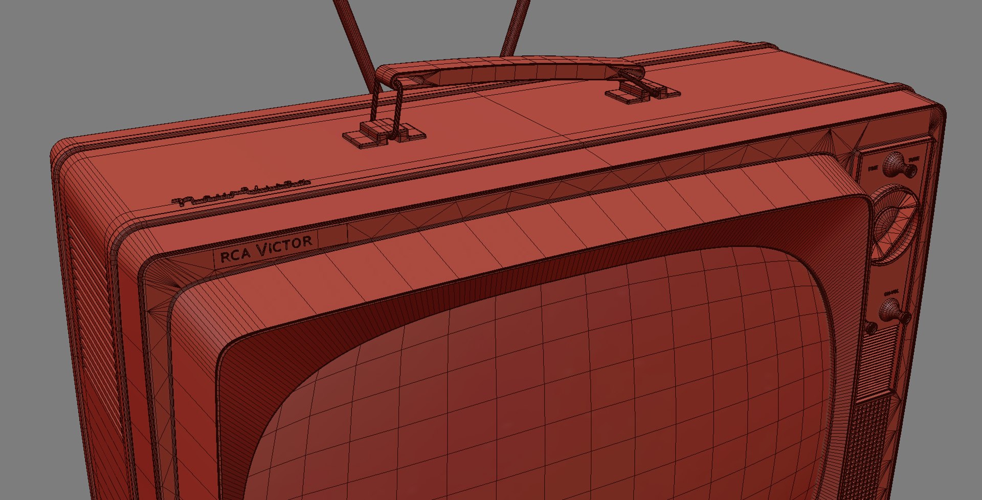 3D Retro Tv - TurboSquid 1231607