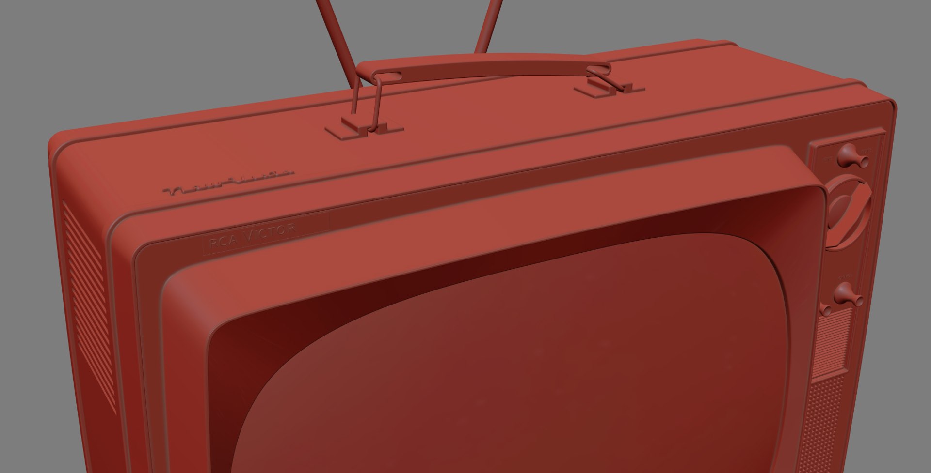 3D Retro Tv - TurboSquid 1231607