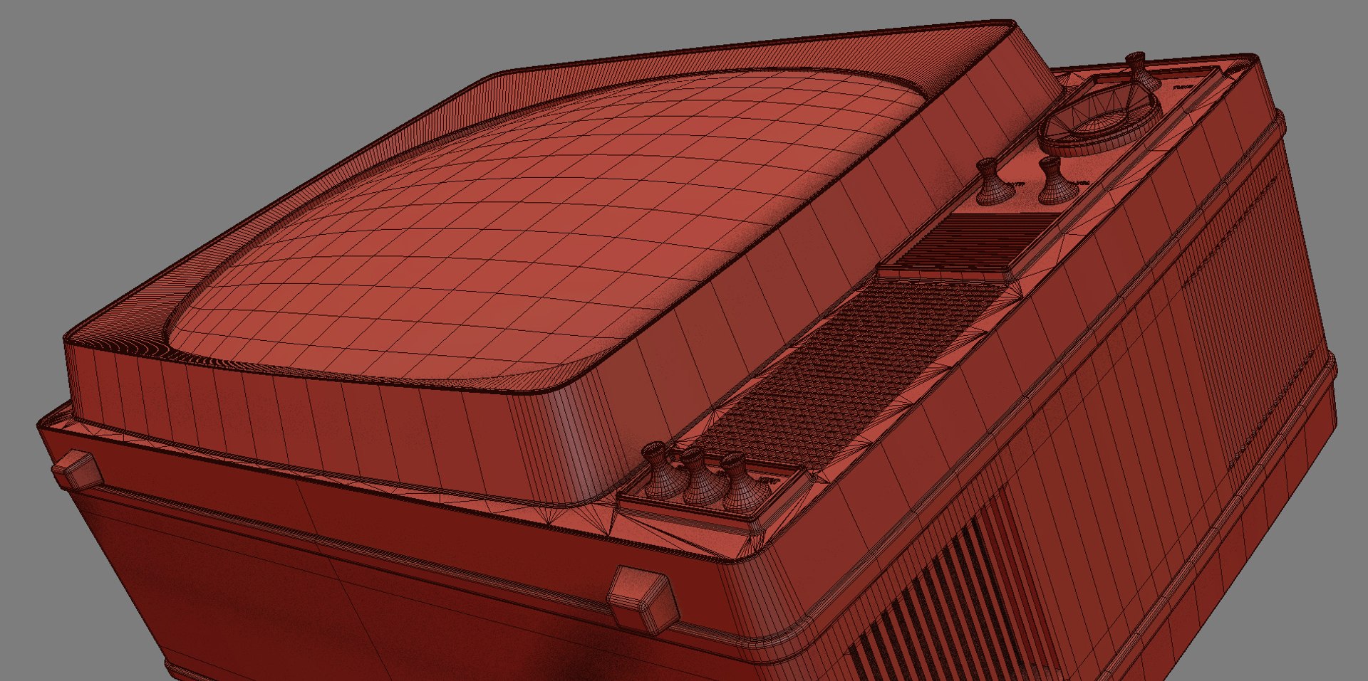 3D Retro Tv - TurboSquid 1231607