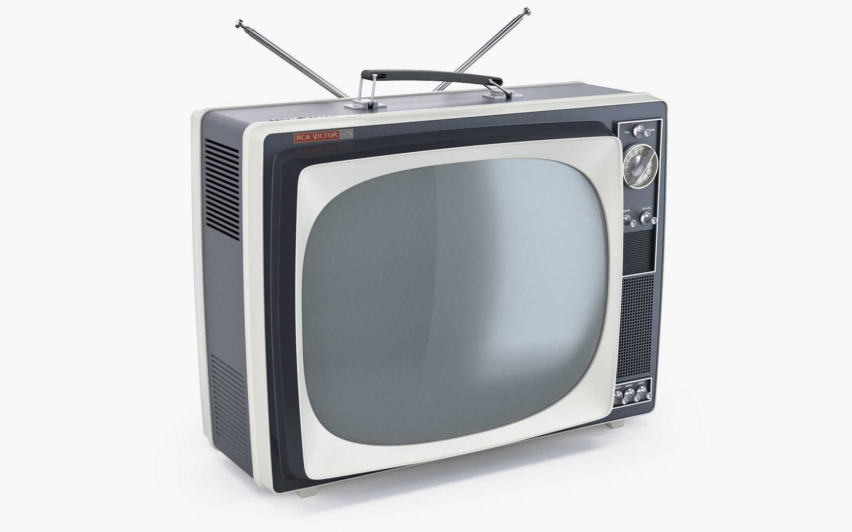 3D Retro Tv - TurboSquid 1231607