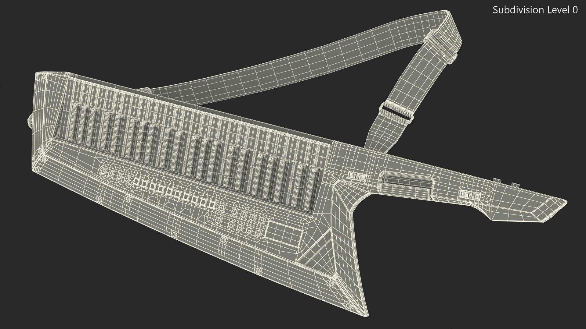 Keytar 3D model - TurboSquid 1783991