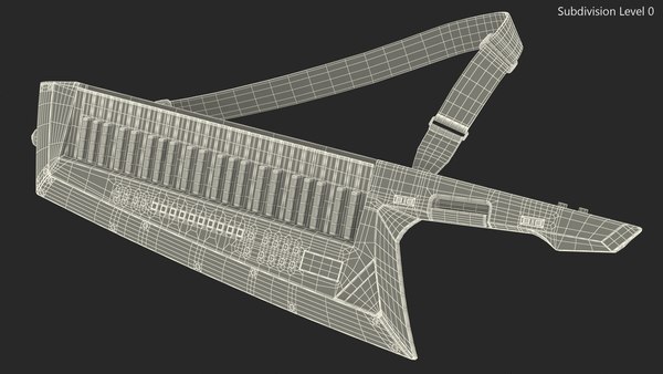 Keytar 3D model - TurboSquid 1783991