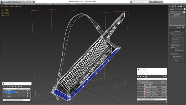 Keytar 3D model - TurboSquid 1783991