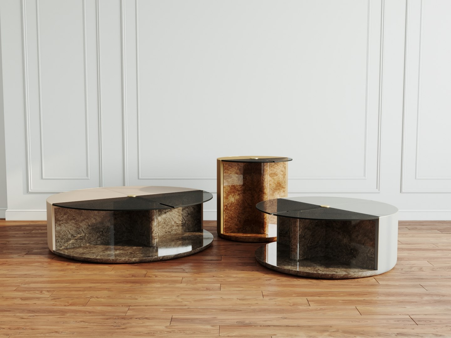 3D Model Tables Coffee - TurboSquid 1641300