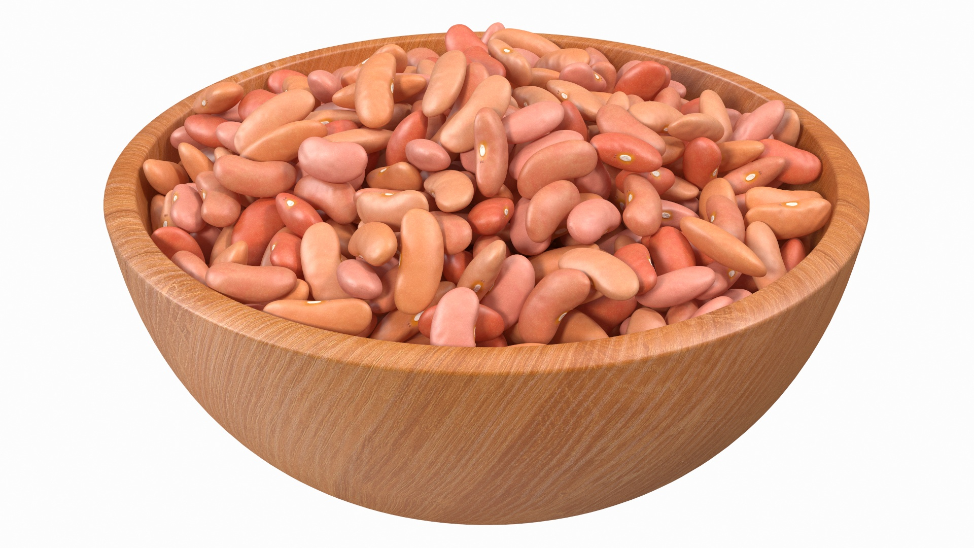 Bowl Light Red Kidney Model - TurboSquid 1551360