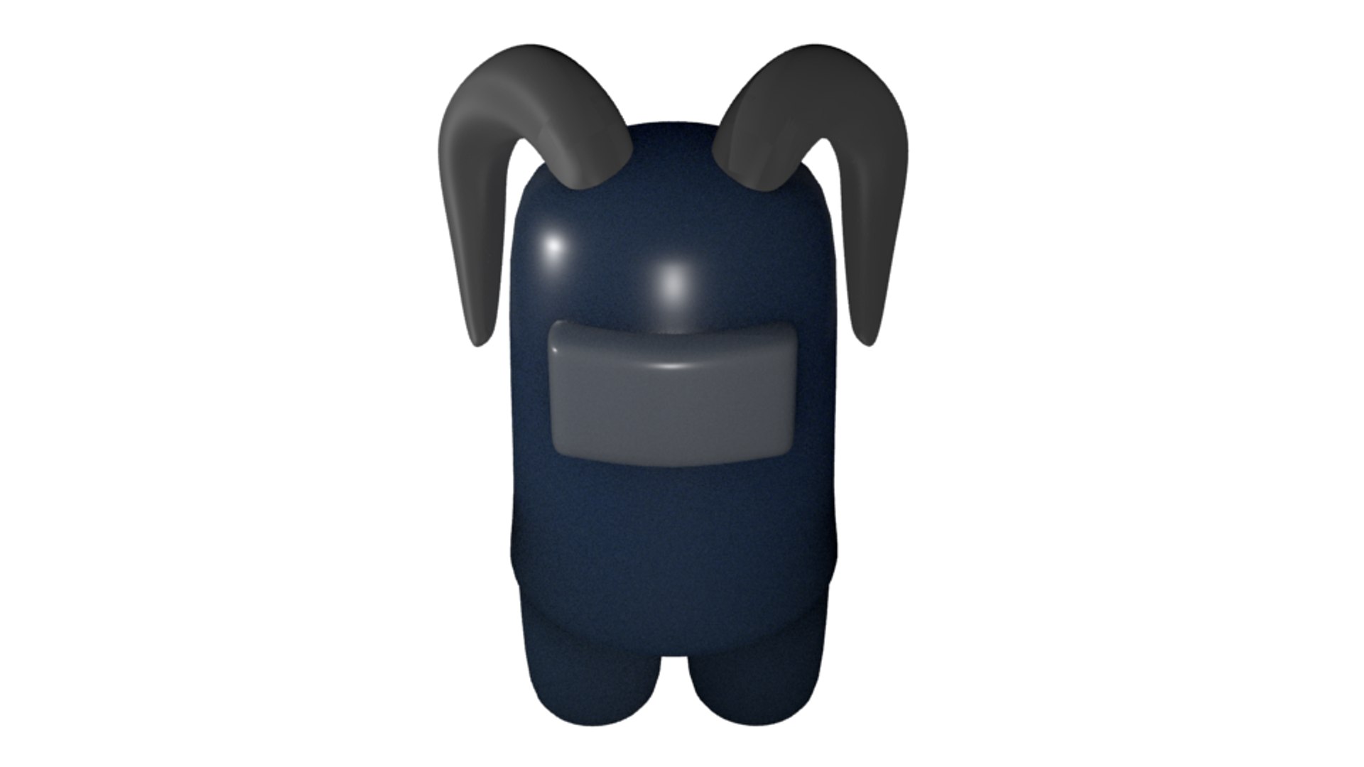 3D Black Crewmate - TurboSquid 1676152