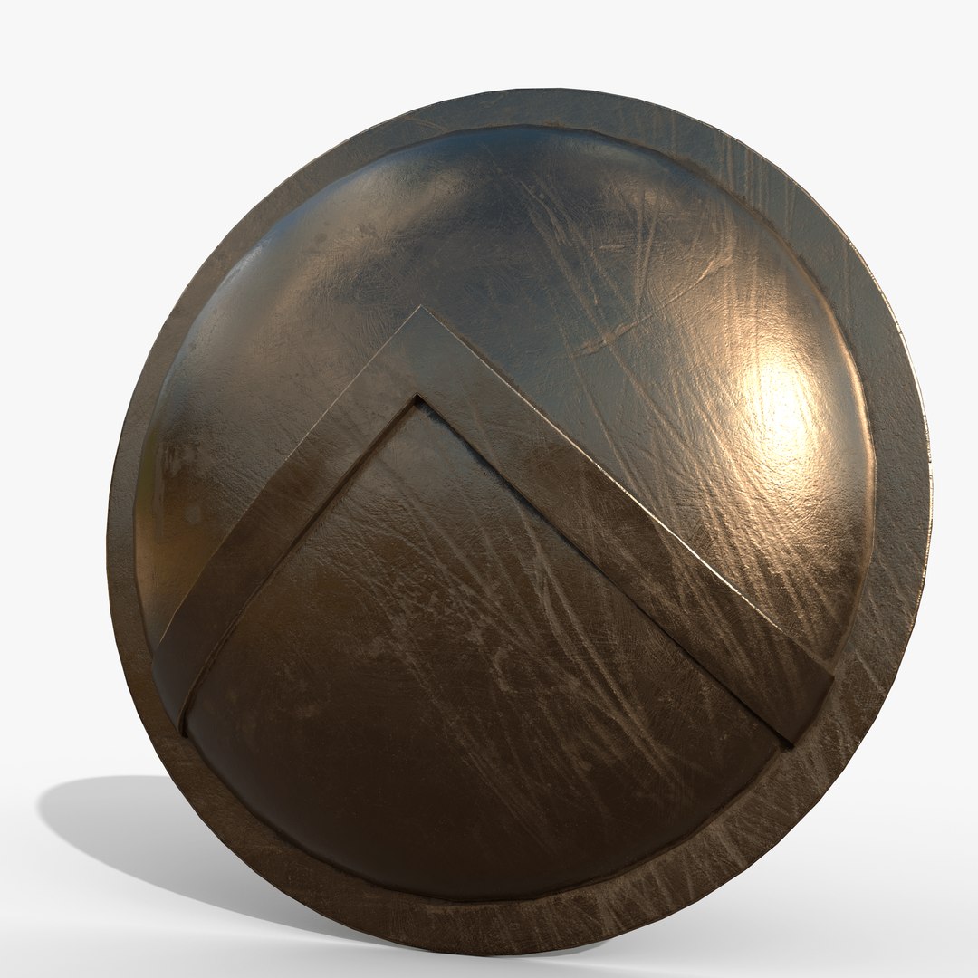 Spartan Shield 3D Model - TurboSquid 2096994