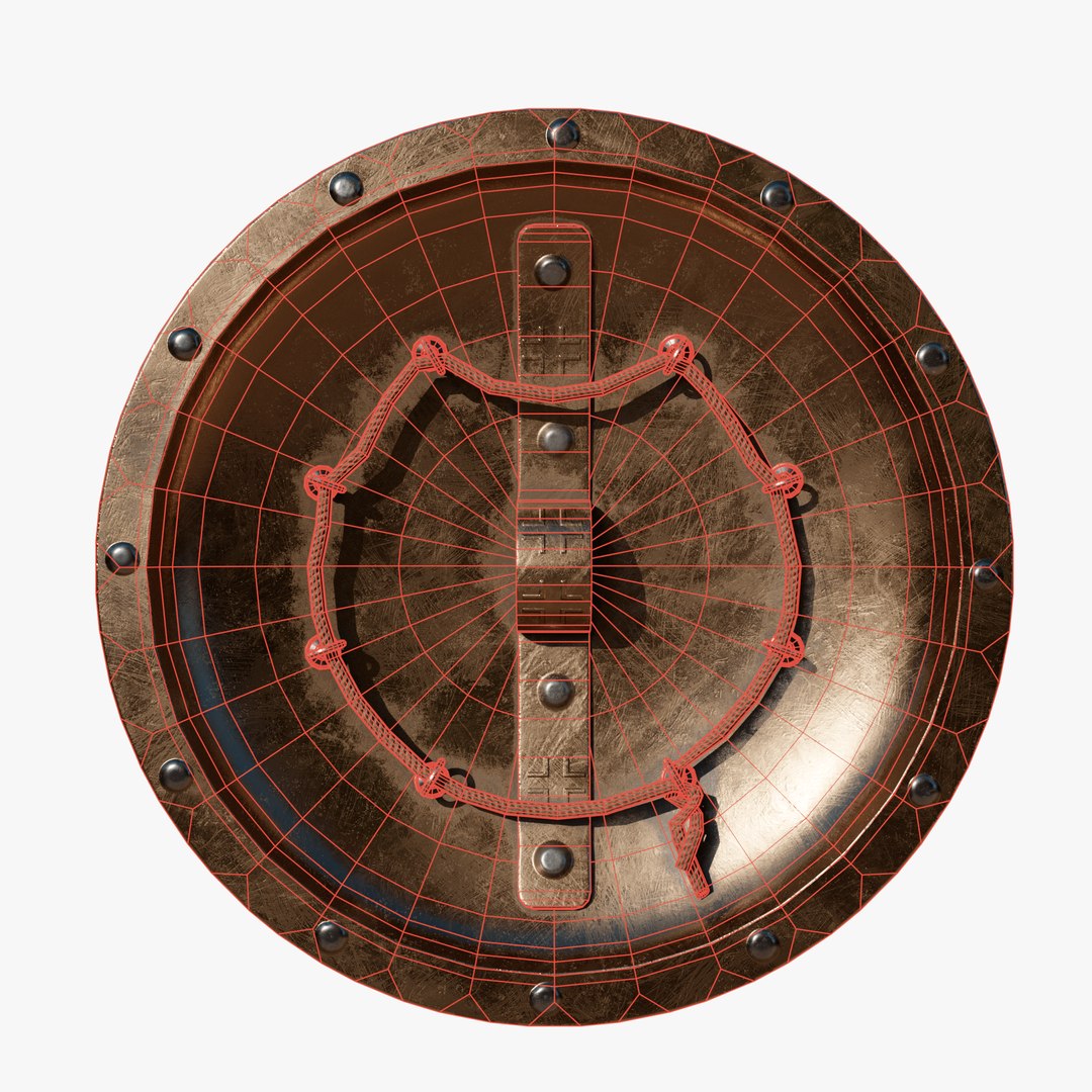 Spartan Shield 3D Model - TurboSquid 2096994