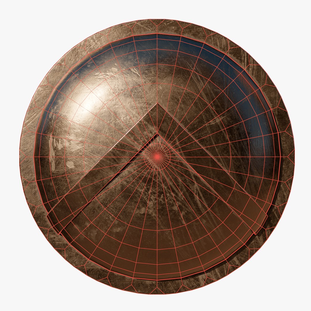 Spartan Shield 3D Model - TurboSquid 2096994
