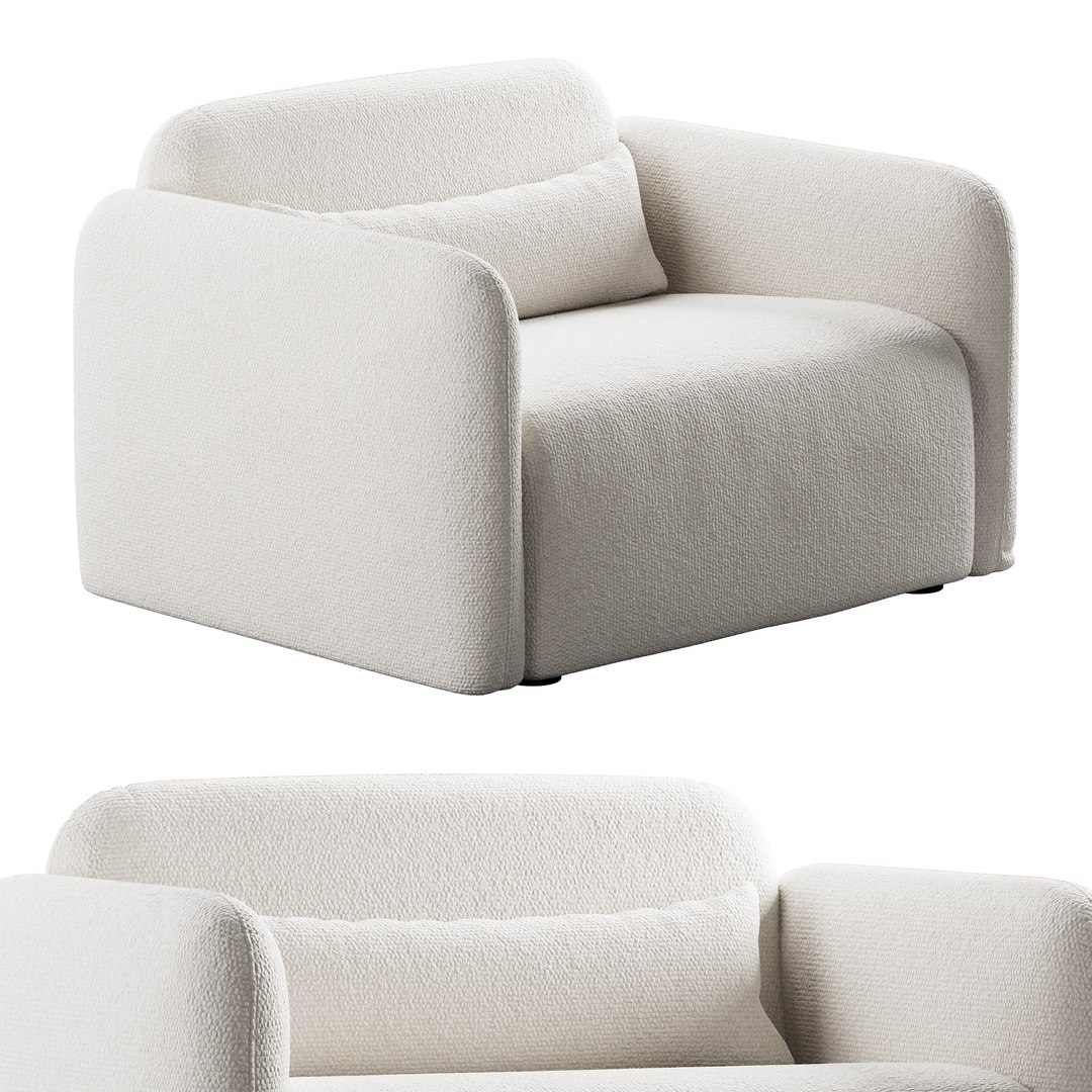 428 Camden Lounge Chair 3D Model - TurboSquid 2150770