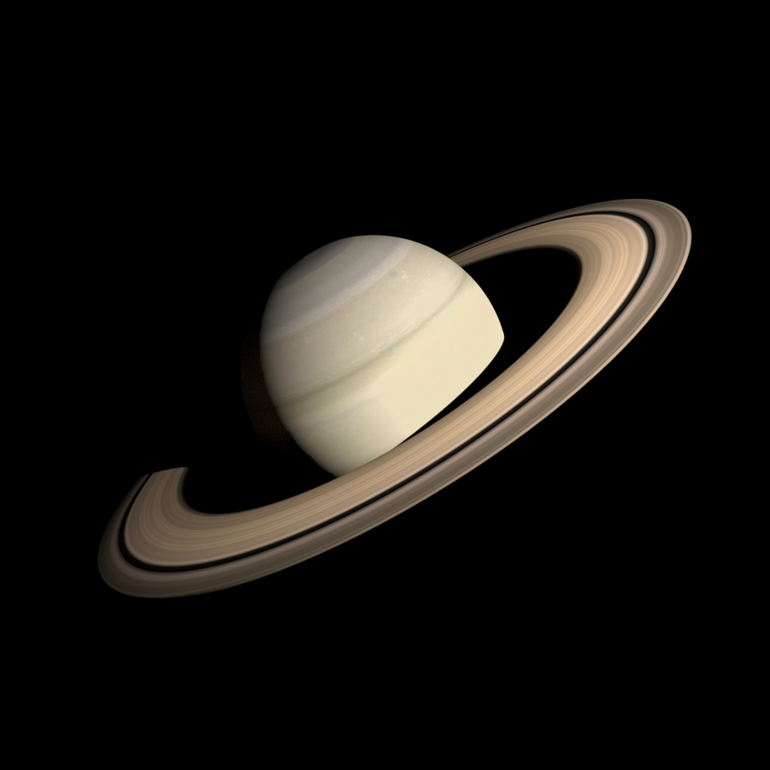 3d saturn planet model