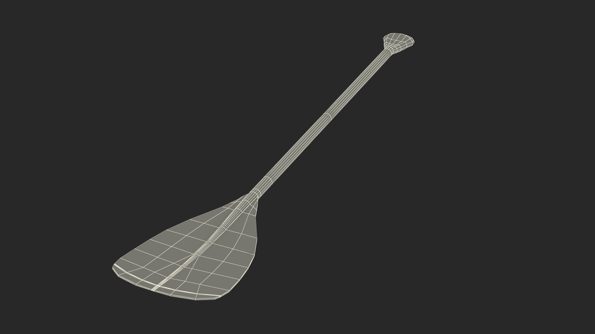 3D Wood Canoe Paddle - TurboSquid 2213135
