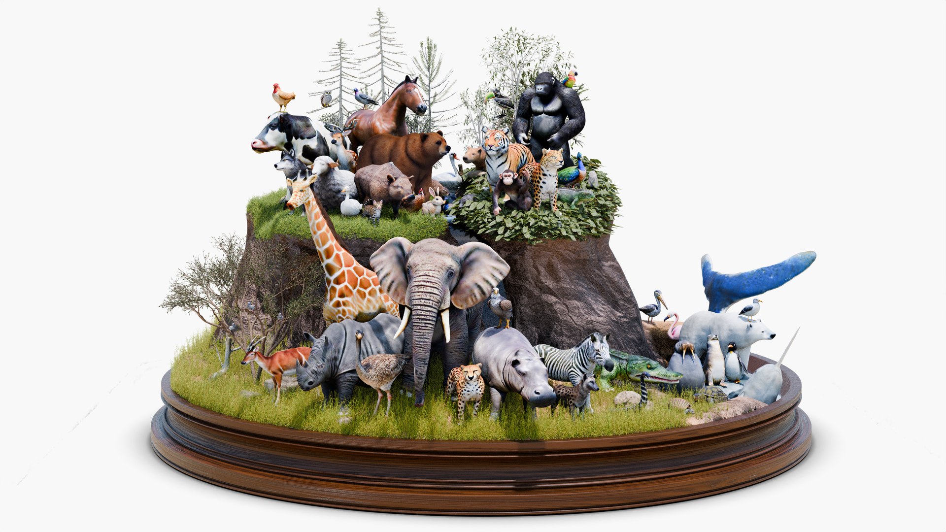 3D Model 102 Animals Ultimate Collection - TurboSquid 2170821