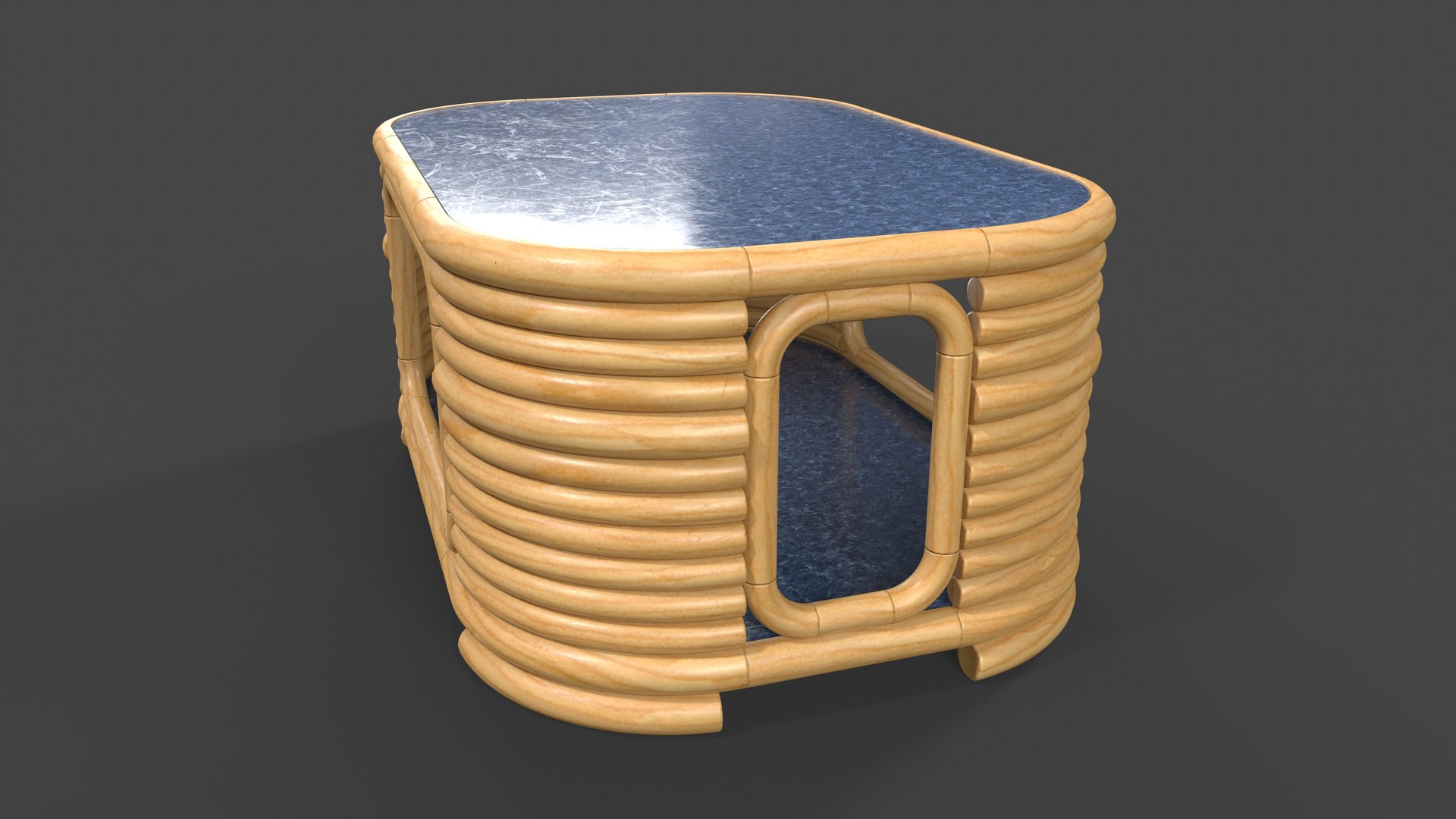 3D rattan table model - TurboSquid 1692751
