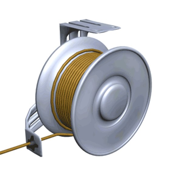 3d tubing reel model