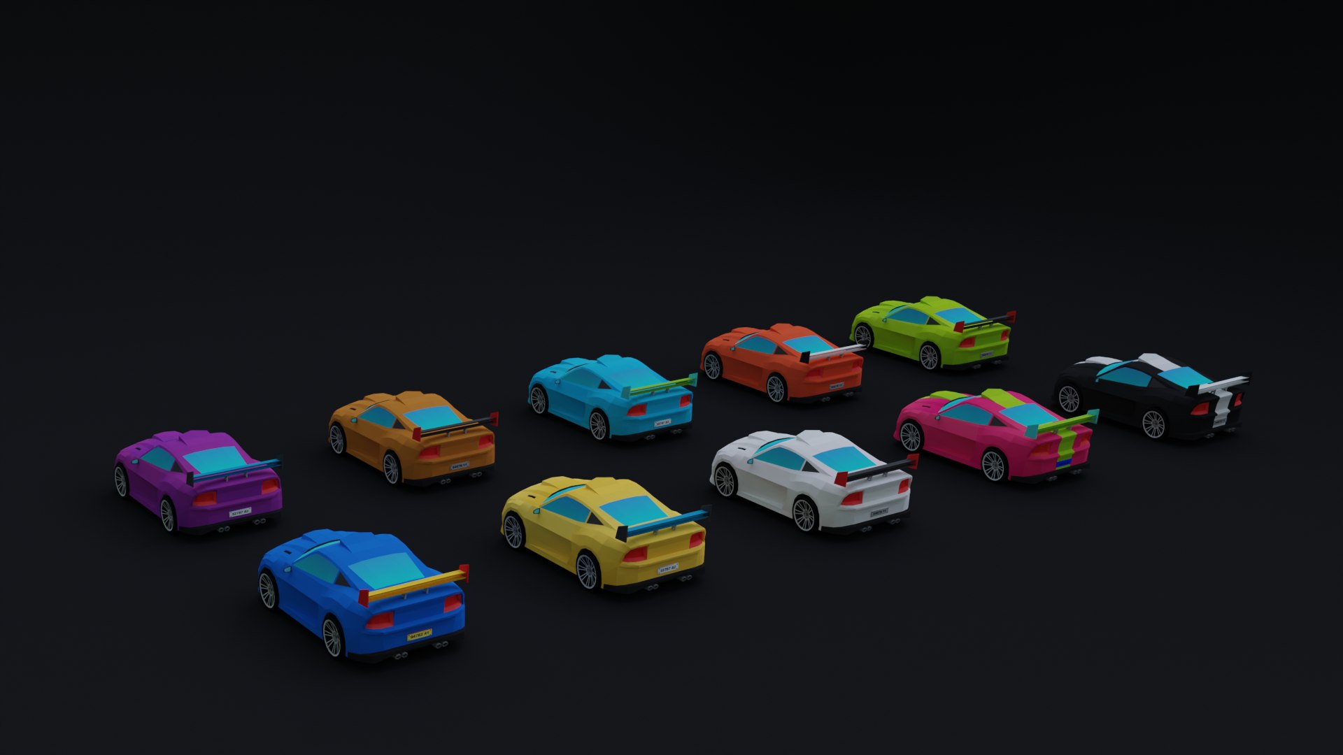 3D Sport Car Pack Game Asset 2 - TurboSquid 2043374