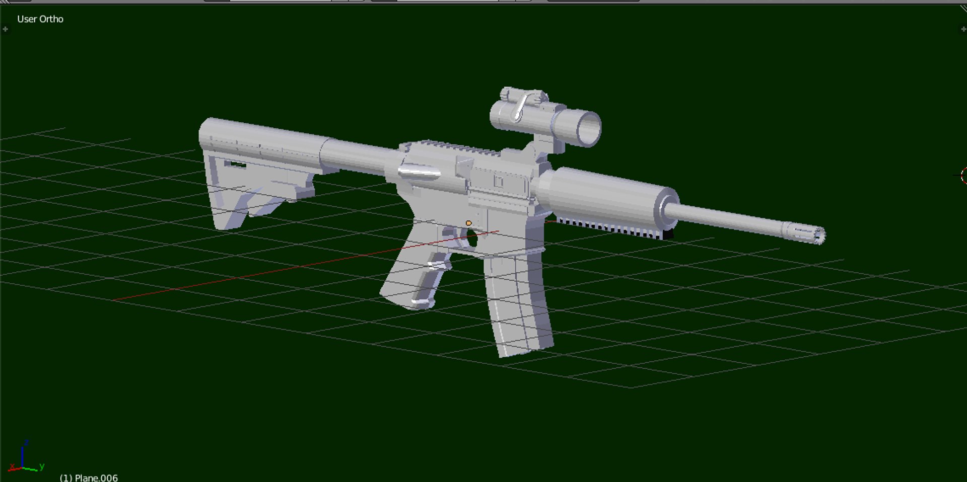 M4a1 Weapon 3d Model