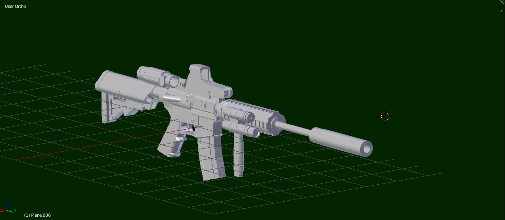 M4a1 Weapon 3d Model