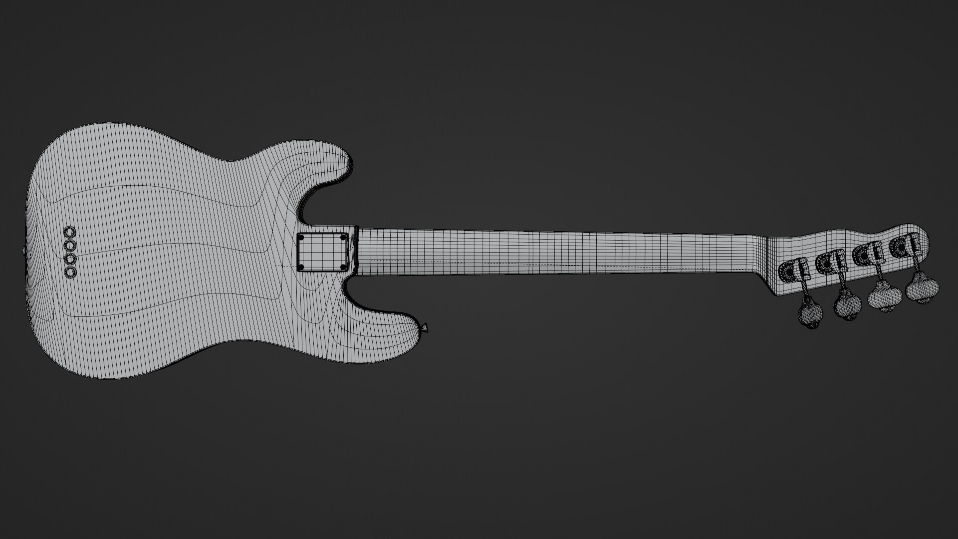 Bass Guitar 3D - TurboSquid 2011148