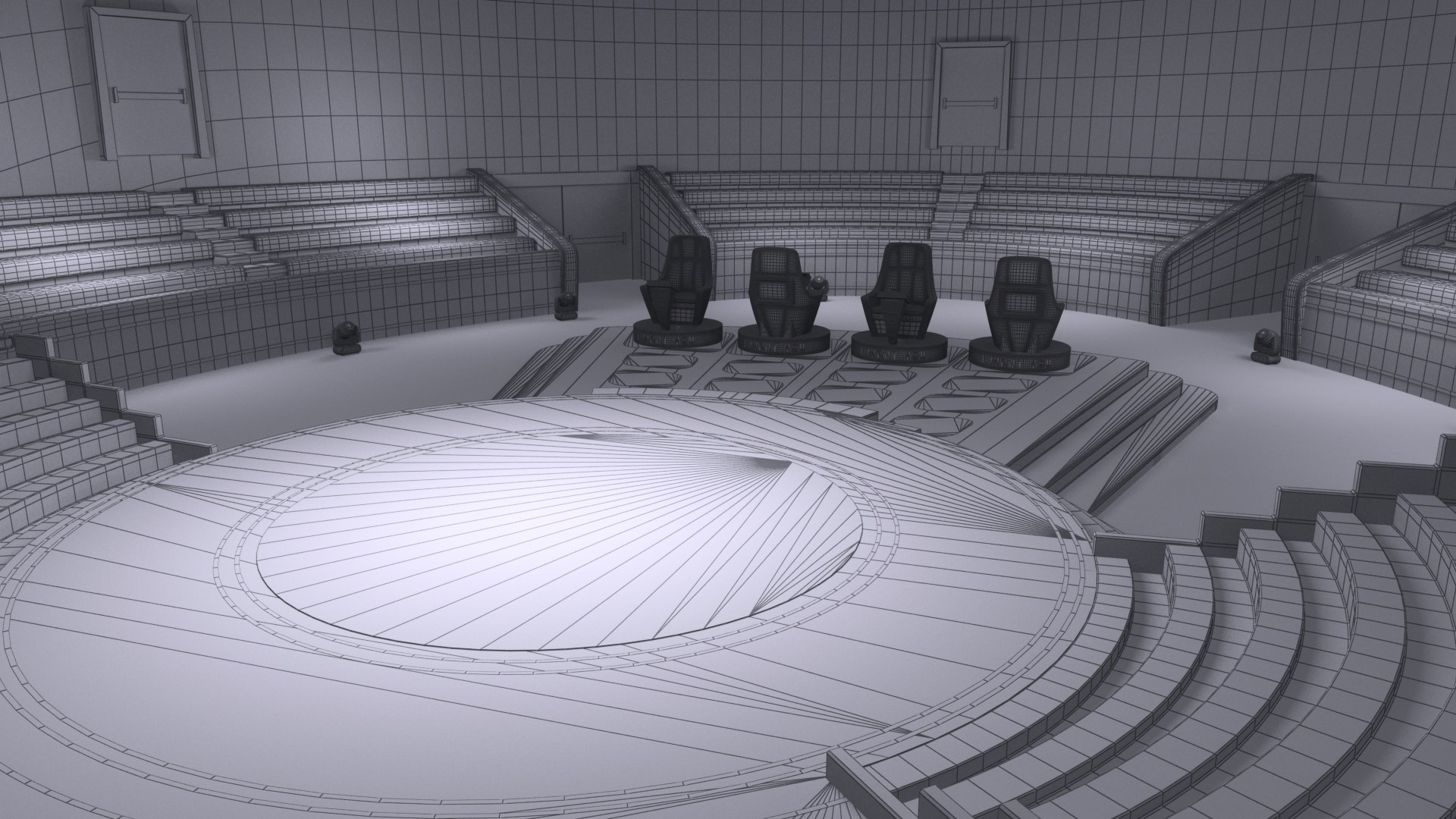 The Voice Tv Studio 2 3D Model - TurboSquid 1721293