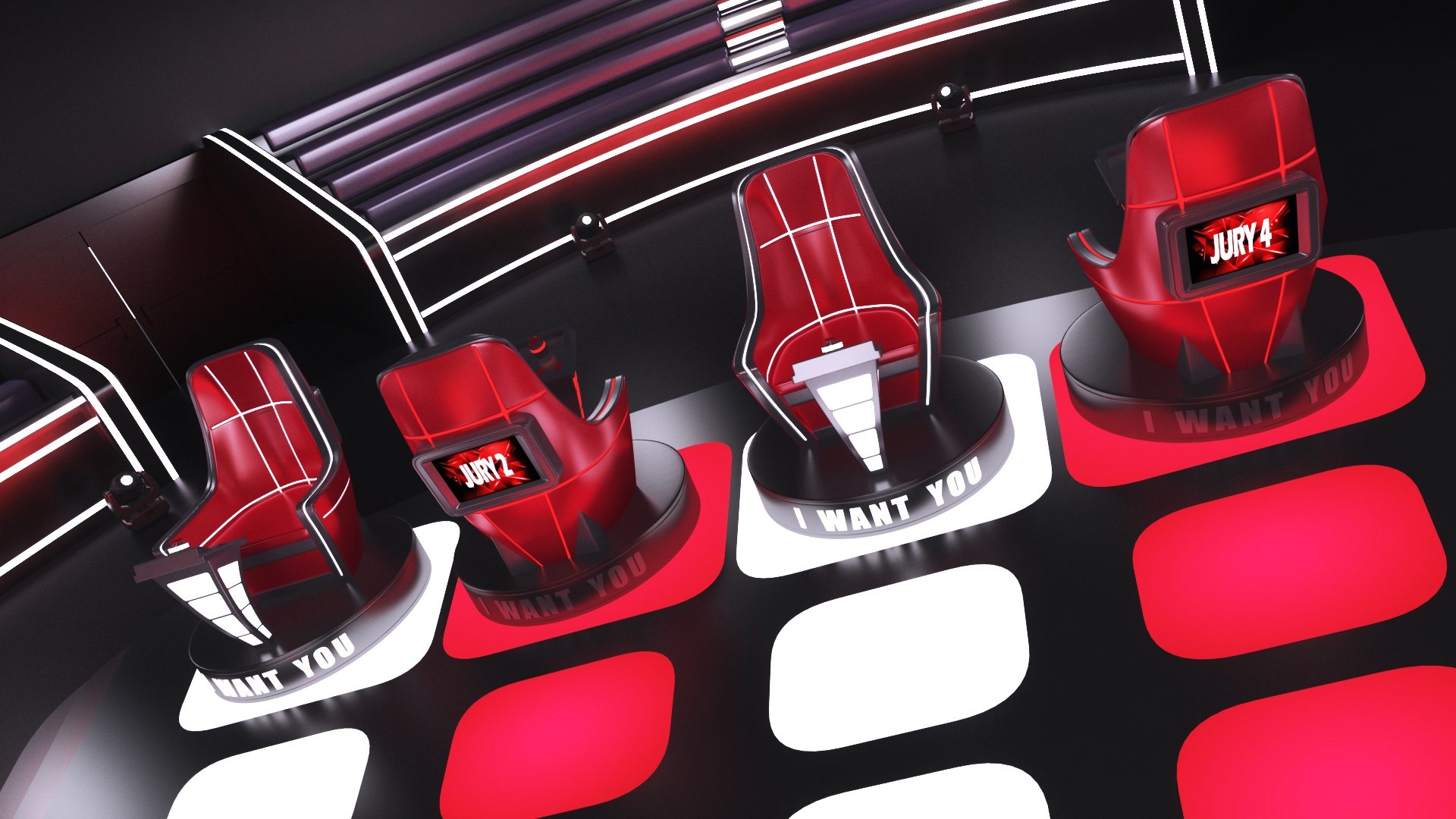 The Voice Tv Studio 2 3D Model - TurboSquid 1721293