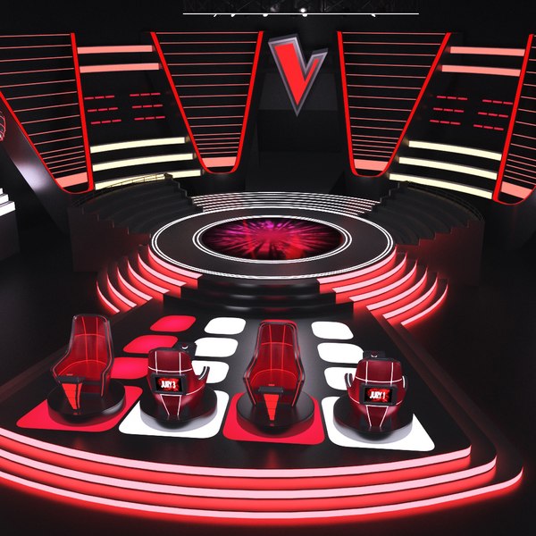 The Voice Tv Studio 2 3D model - TurboSquid 1721293