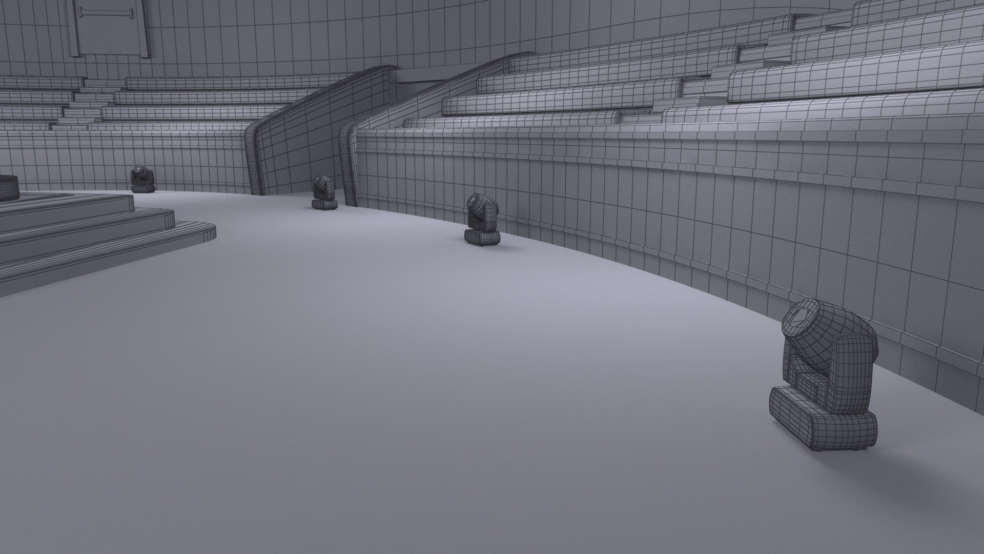The Voice Tv Studio 2 3D Model - TurboSquid 1721293
