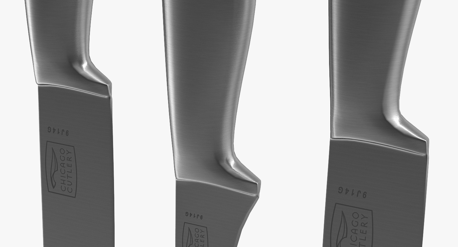 Kitchen knives 2 model - TurboSquid 1487798