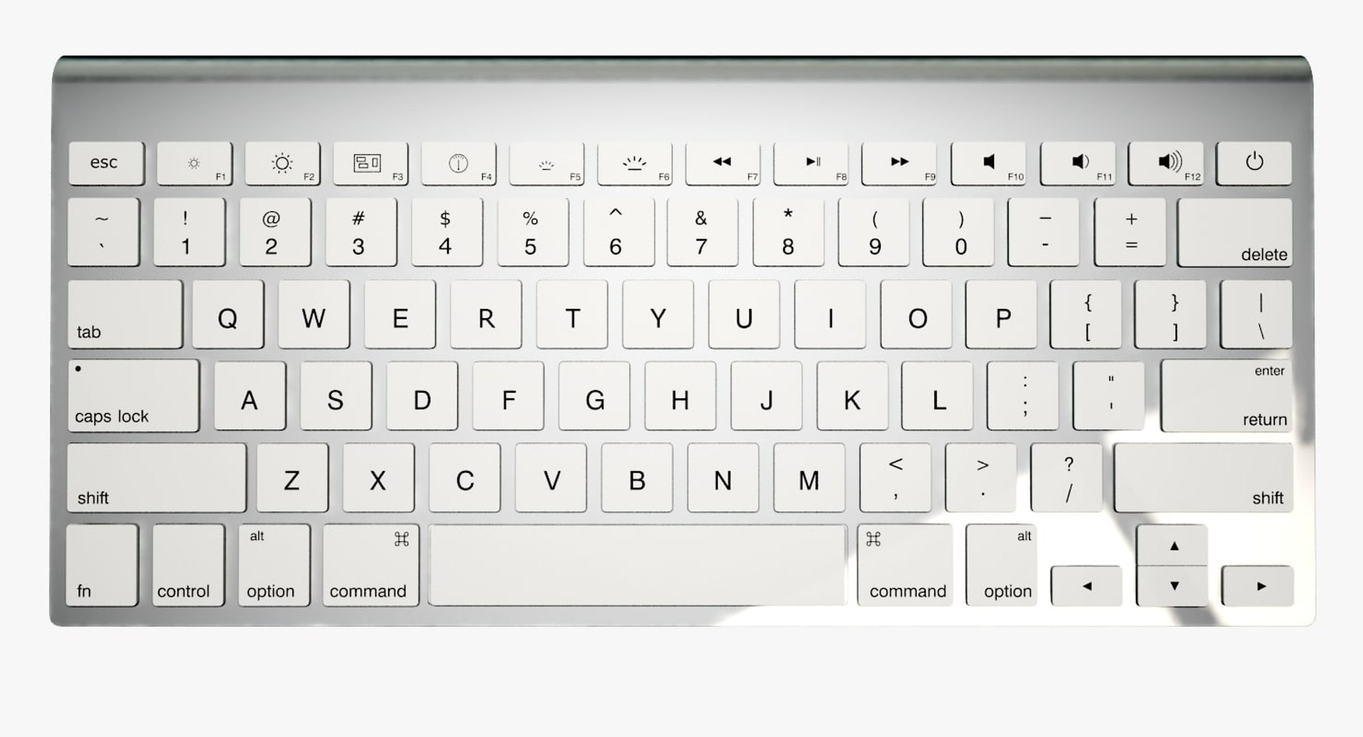 Apple Wireless Keyboard 3d Model