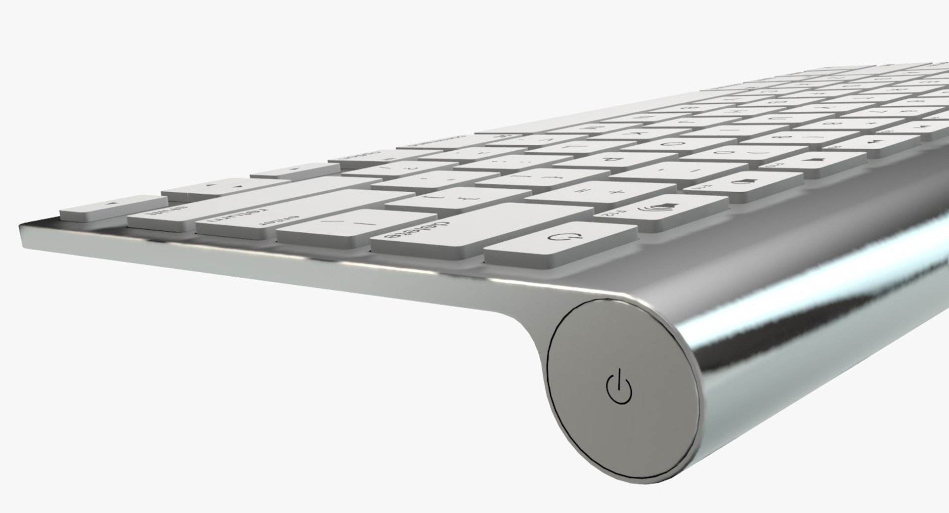Apple Wireless Keyboard 3d Model