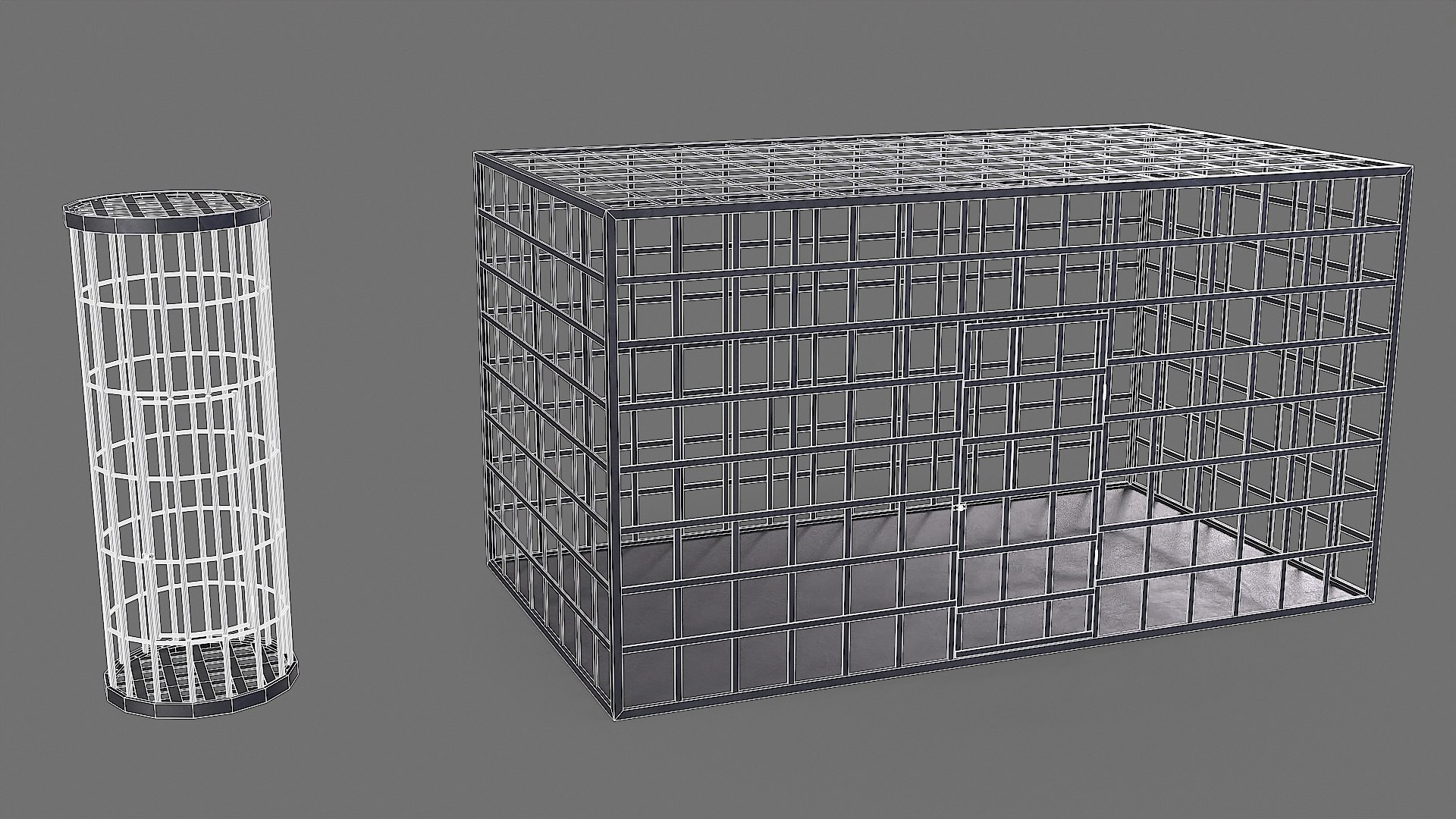 3D Medieval Iron Cages - TurboSquid 1768609