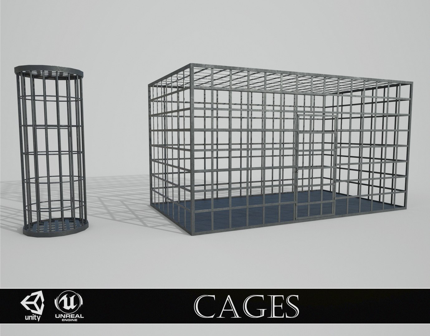 3D Medieval Iron Cages - TurboSquid 1768609