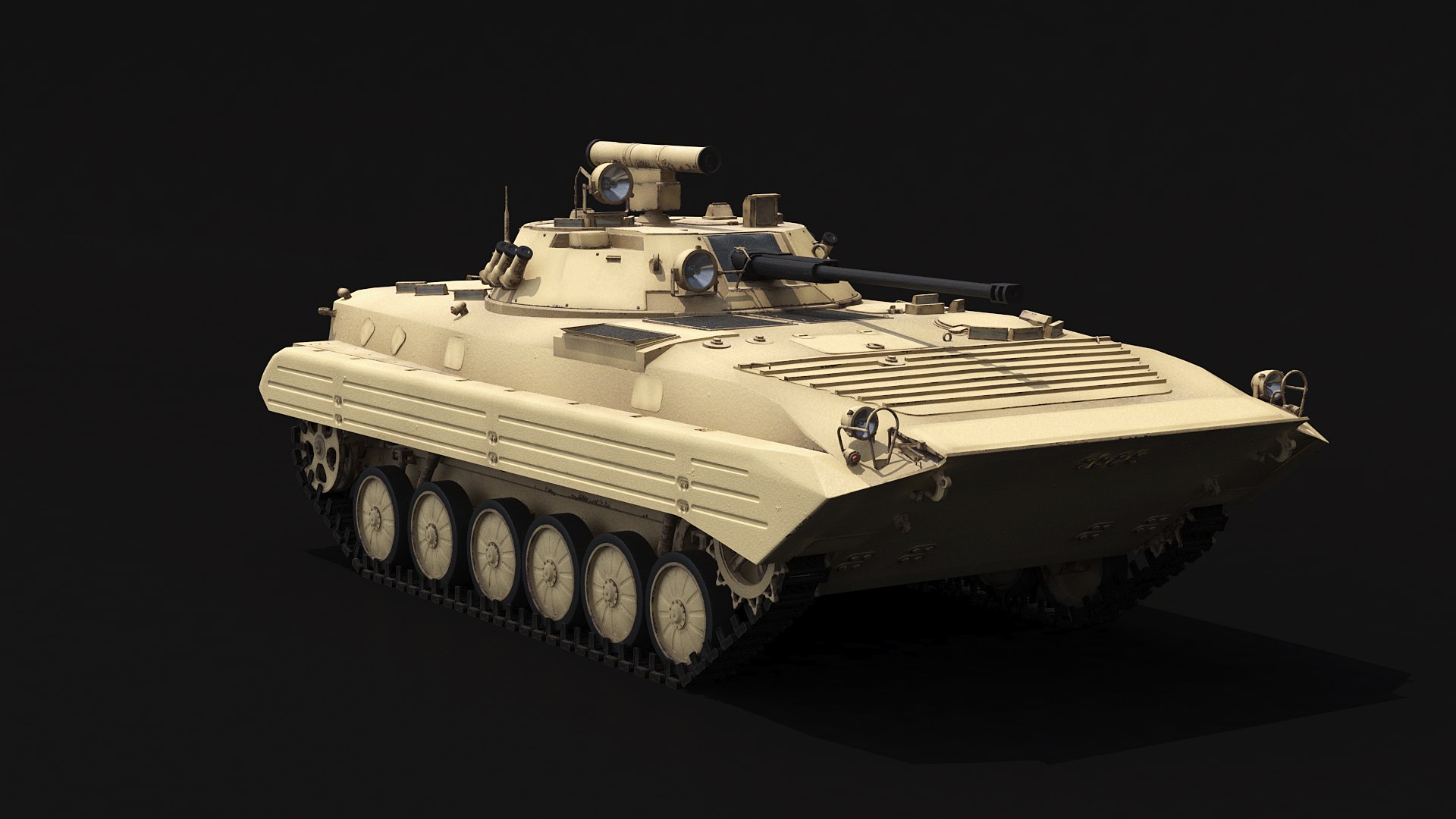 Bmp-2 Fighting Vehicle 2 3d Model