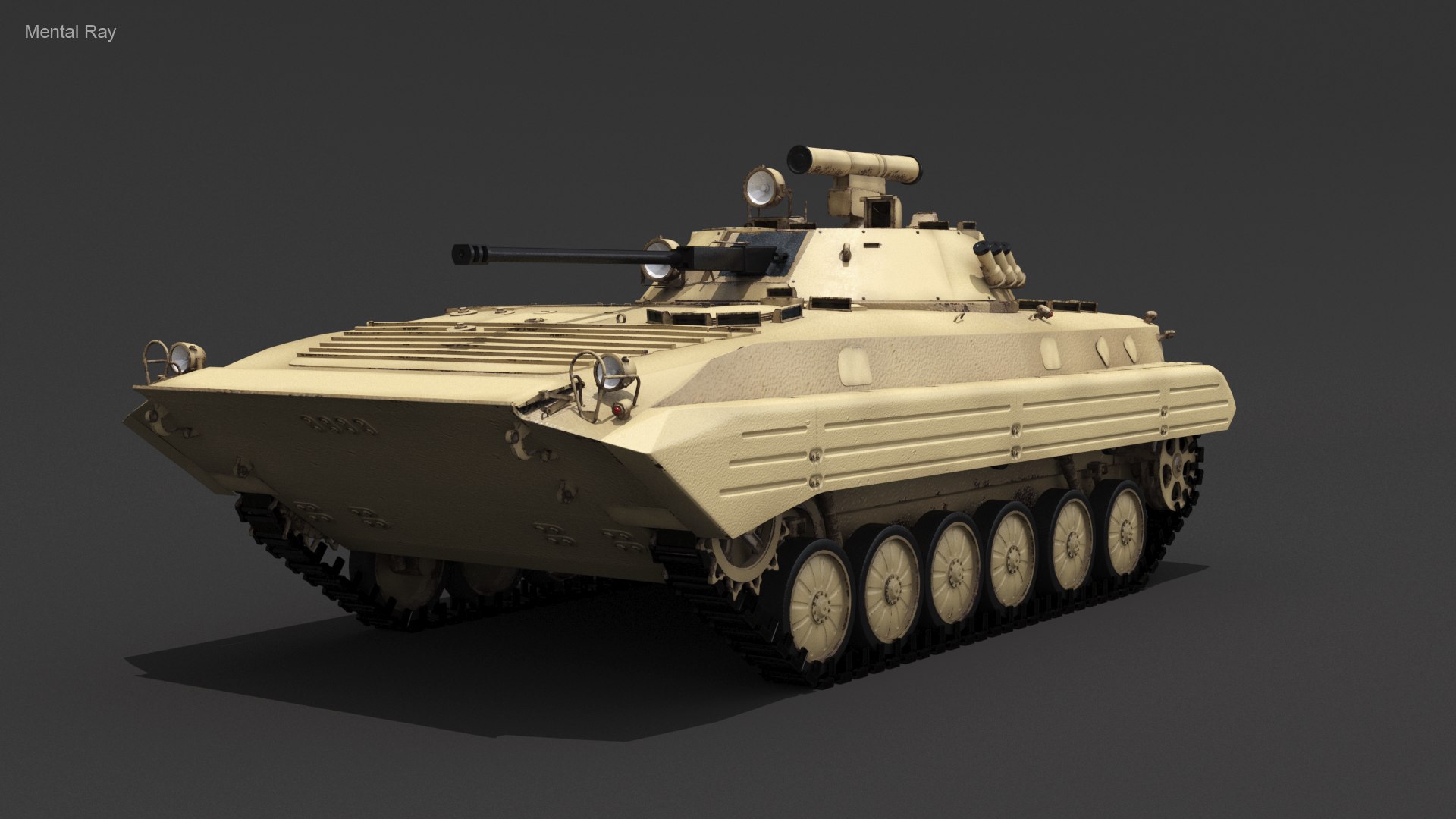Bmp-2 Fighting Vehicle 2 3d Model