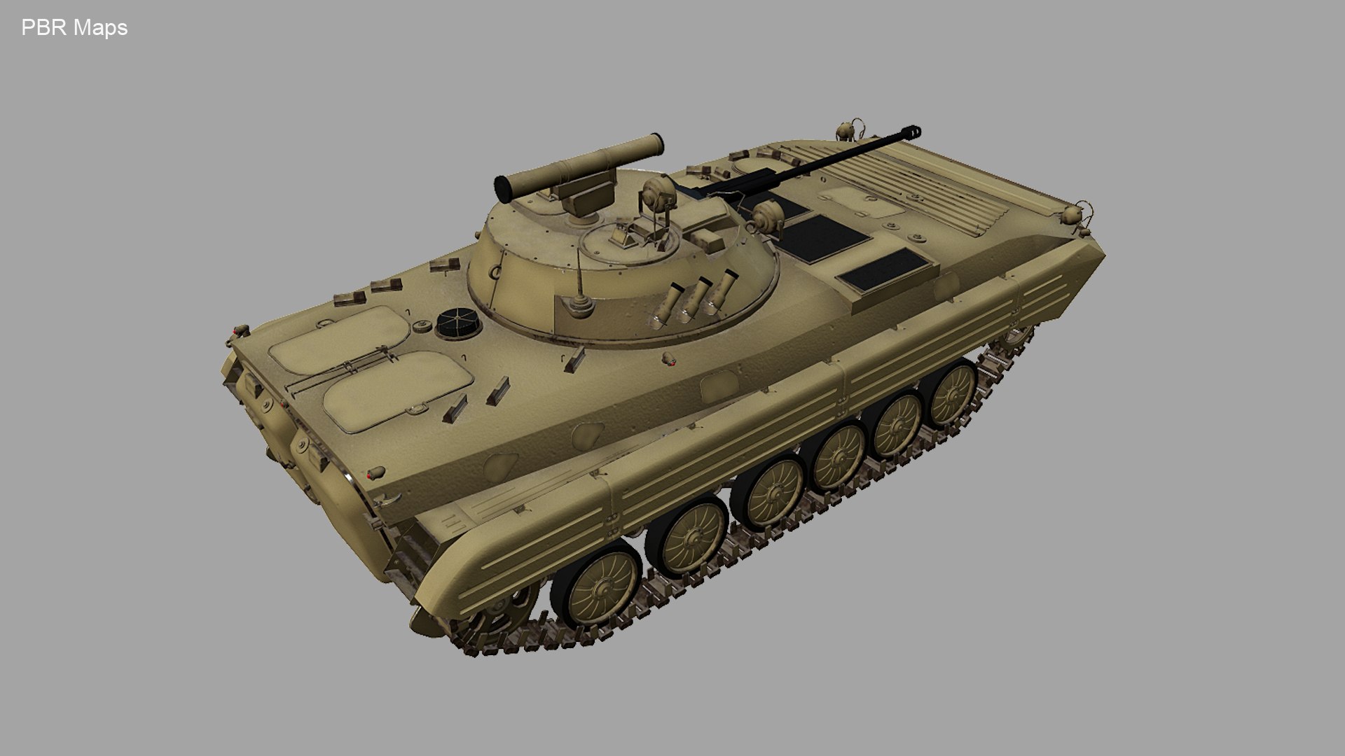 Bmp-2 Fighting Vehicle 2 3d Model