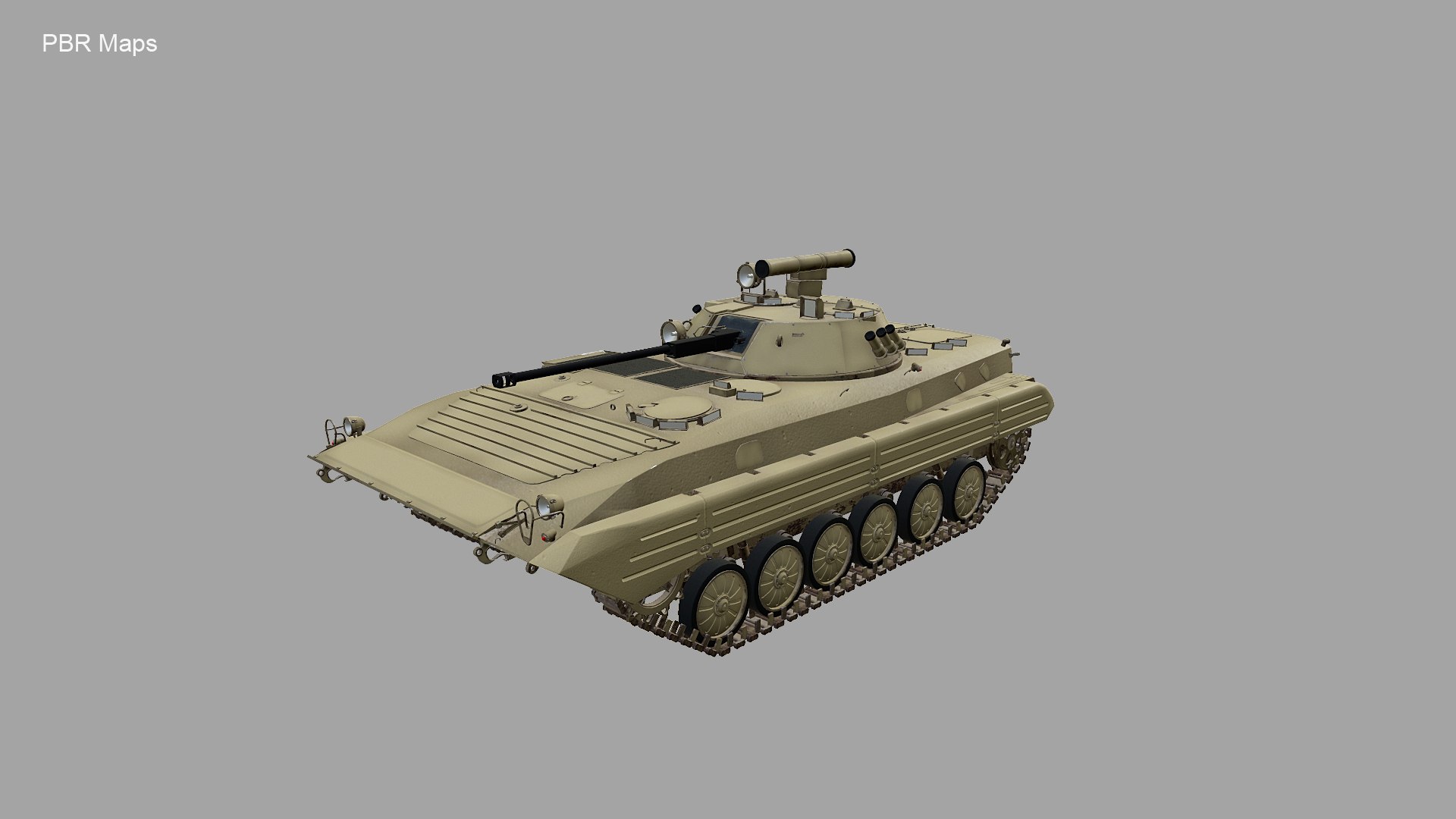 Bmp-2 Fighting Vehicle 2 3d Model