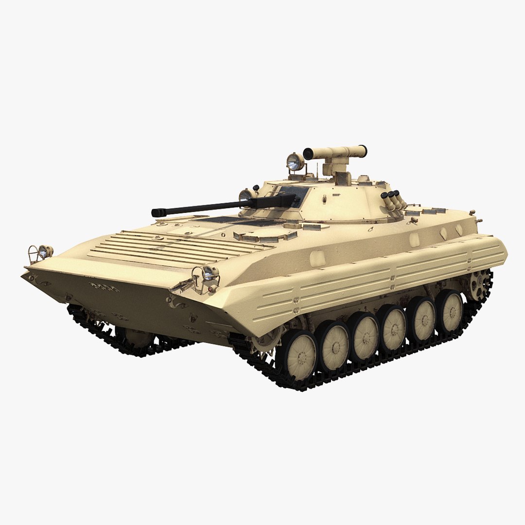 bmp-2 fighting vehicle 2 3d model