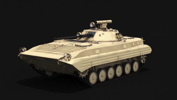 bmp-2 fighting vehicle 2 3d model
