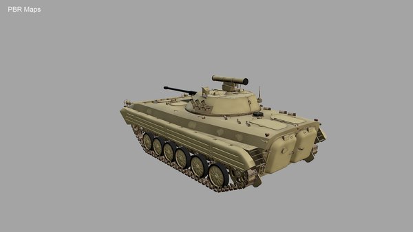bmp-2 fighting vehicle 2 3d model