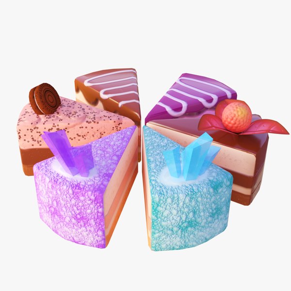 Stylized Cakes Pack model - TurboSquid 2066121