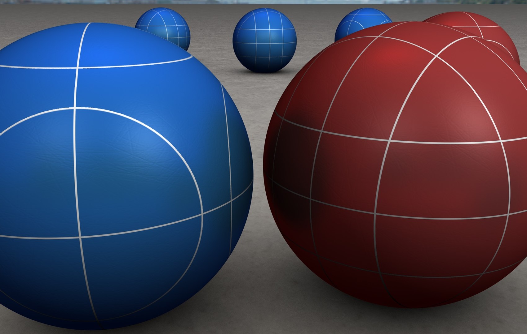 3d Bocce Balls