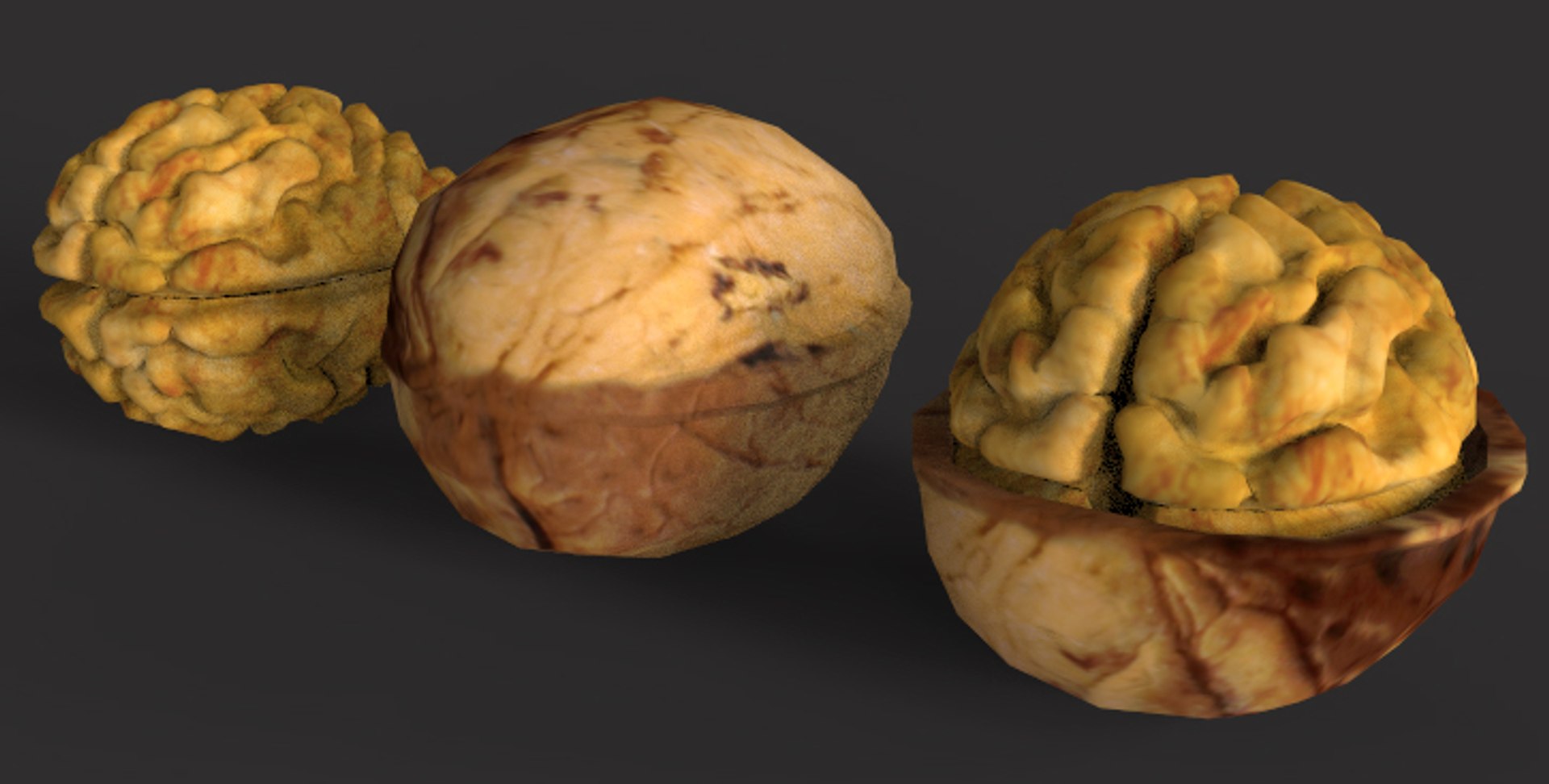3D walnut model - TurboSquid 1218066