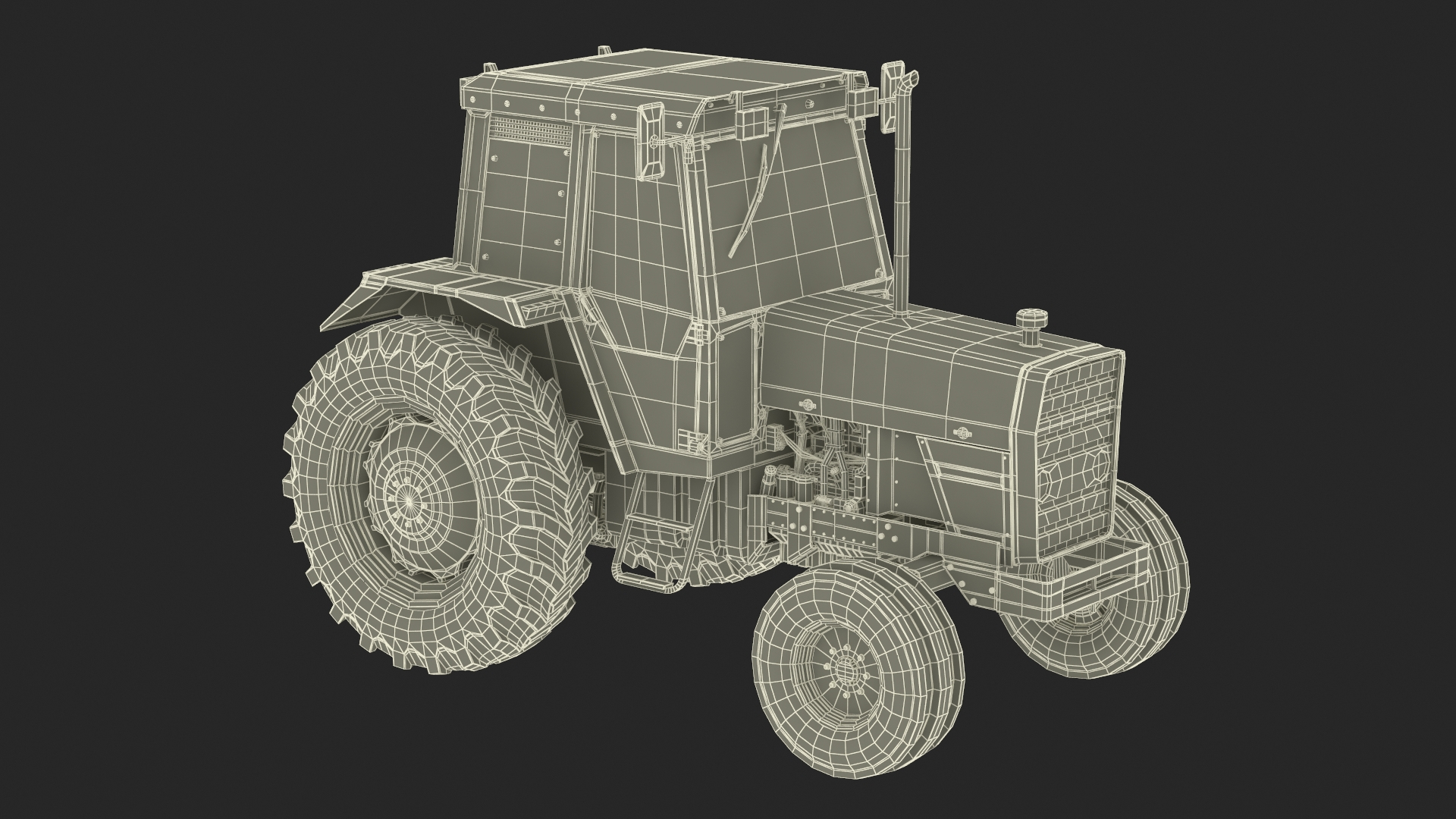 Farm Tractor 3D Model - TurboSquid 2218410